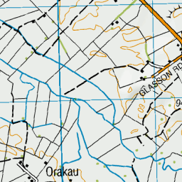Orakau, Waikato - NZ Topo Map