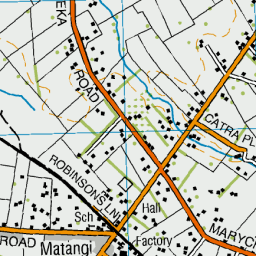 Matangi, Waikato - NZ Topo Map