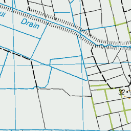 Paranui Drain, Waikato - NZ Topo Map