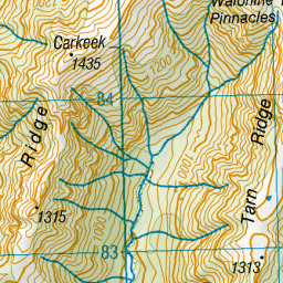 Carkeek, Wellington - NZ Topo Map