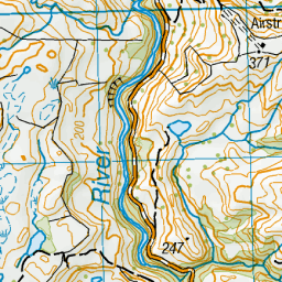 Whangaehu River, Manawatu-Wanganui - NZ Topo Map