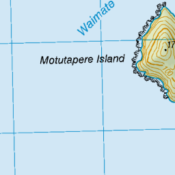 Motutapere Island, Waikato - NZ Topo Map
