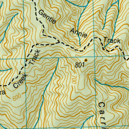 Mount Holdsworth Track, Wellington - NZ Topo Map