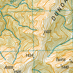 Arete, Wellington - NZ Topo Map