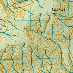 Taurewa, Manawatu-Wanganui - NZ Topo Map