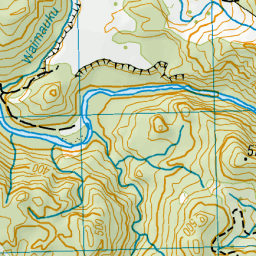 Waimauku Stream, Manawatu-Wanganui - NZ Topo Map