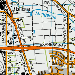 Hautapu, Waikato - NZ Topo Map