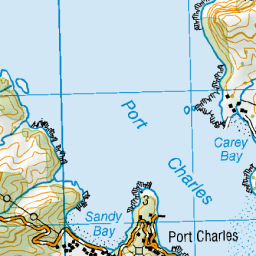 Carey Bay, Waikato - NZ Topo Map