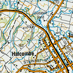 Halcombe, Manawatu-Wanganui - NZ Topo Map