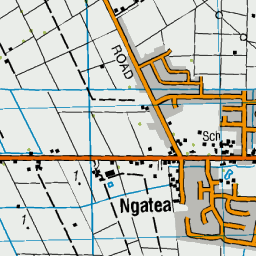 Ngatea, Waikato - NZ Topo Map