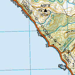 Otaki Creek, Waikato - NZ Topo Map