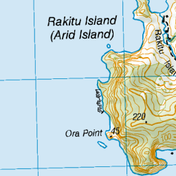 Te Akau Point, Auckland - NZ Topo Map