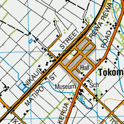Tokomaru, Manawatu-Wanganui - NZ Topo Map