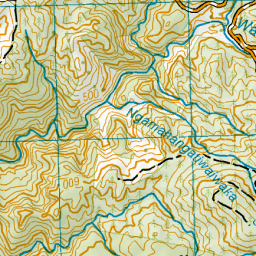 Waituhi Stream, Manawatu-Wanganui - NZ Topo Map