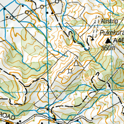 Pukekura, Waikato - NZ Topo Map