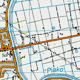 Piako River, Waikato - NZ Topo Map
