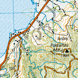 Pukewhau, Waikato - NZ Topo Map