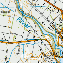 Waikato River, Waikato - NZ Topo Map