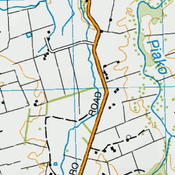 Piako River, Waikato - NZ Topo Map