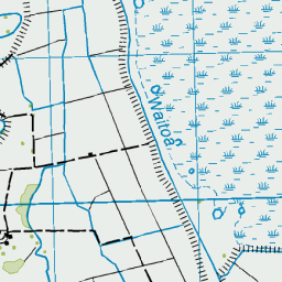 Waitoa Canal, Waikato - NZ Topo Map