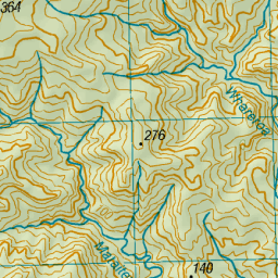 Whareroa Stream, Waikato - NZ Topo Map