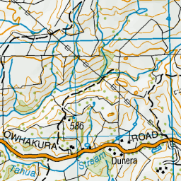 Dunera, Manawatu-Wanganui - NZ Topo Map