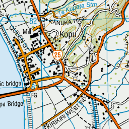 Kopu, Waikato - NZ Topo Map