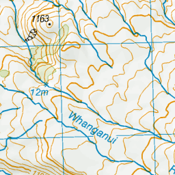 Whanganui River, Manawatu-Wanganui - NZ Topo Map