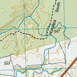 Waipapa River, Waikato - NZ Topo Map