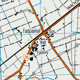 Tatuanui, Waikato - NZ Topo Map