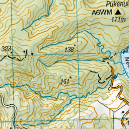 Pukenui, Waikato - NZ Topo Map