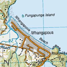 Pungapunga Island, Waikato - NZ Topo Map