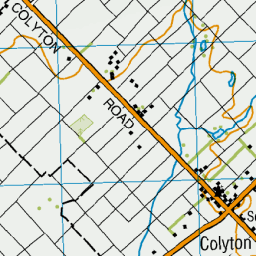 Colyton, Manawatu-Wanganui - NZ Topo Map