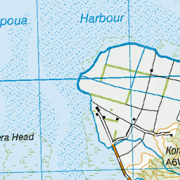 Whangapoua Harbour, Waikato - NZ Topo Map