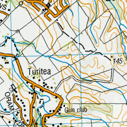 Turitea, Manawatu-Wanganui - NZ Topo Map