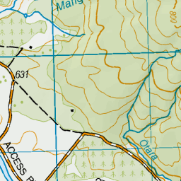 Otara Stream, Waikato - NZ Topo Map
