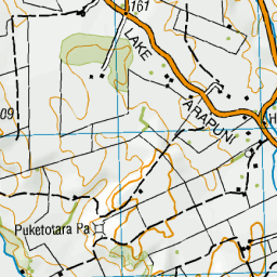 Matiti Marae, Waikato - NZ Topo Map