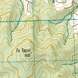 Te Tapui, Waikato - NZ Topo Map