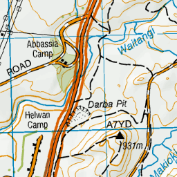 Helwan Camp, Manawatu-Wanganui - NZ Topo Map