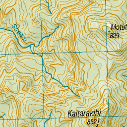 Kaitarakihi, Waikato - NZ Topo Map