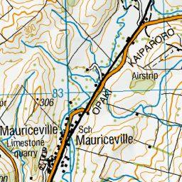 Mauriceville, Wellington - NZ Topo Map