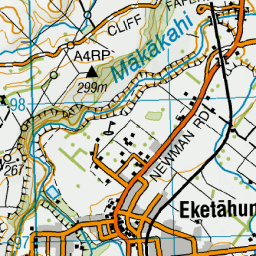 Eketahuna, Manawatu-Wanganui - NZ Topo Map