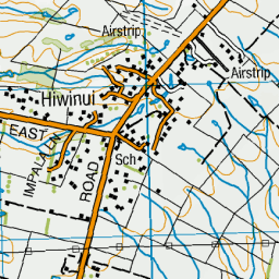 Hiwinui, Manawatu-Wanganui - NZ Topo Map