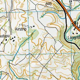 Hautapu, Manawatu-Wanganui - NZ Topo Map