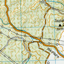 Taupaki, Waikato - NZ Topo Map