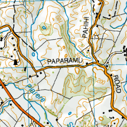 Piarere Stream, Waikato - NZ Topo Map