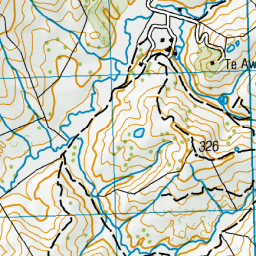 Te Awa Awa, Wellington - NZ Topo Map