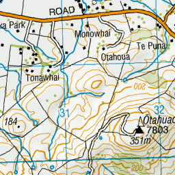Te Puna, Wellington - NZ Topo Map