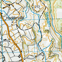 Hodderville, Waikato - NZ Topo Map
