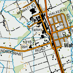 Waharoa, Waikato - NZ Topo Map